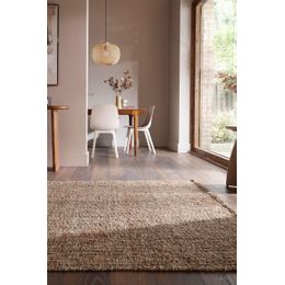 Teppich FLAIR RUGS "HEATHER", terrakotta, B:160cm H:0mm L:230cm, Oberfl&auml;che: 100% Wolle. R&uuml;ckseite: 100% Baumwolle, Teppiche, Teppich