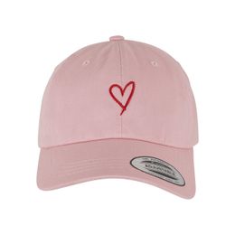 Flex Cap MISS TEE "Miss Tee Heart Cotton Twill Cap", Damen, Gr. onesize, pink, 100% Baumwolle, Caps