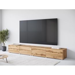 Lowboard OTTO HOME "Denver Erlebe die Weltmeisterschaft im XXL-Format", votan eichefarben, B:300cm H:39,9cm T:49cm, FSC-zertifizierter Holzwerkstoff, Sideboards, Lowboard, Elegantes TV-M&ouml;bel 300 cm, speziell f&uuml;r bis zu 98-Zoll Fernseher