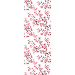Vinyltapete queence "Laila", rosa, B:0,9m L:2,5m, Vinyl, Tapeten, 90x250cm, selbstklebend, kinderleichte Anbringung,, Sticker