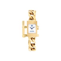 Quarzuhr Tommy Hilfiger "TH85", goldfarben, Armbanduhren, Damen, Quarzuhr, Armbanduhr, Damenuhr, Edelstahlarmband, analog