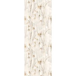 Vinyltapete queence "Kalila", beige, B:0,9m L:2,5m, Vinyl, Tapeten, 90x250cm, selbstklebend, kinderleichte Anbringung,, Sticker