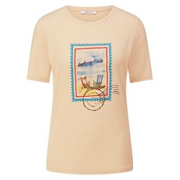 Peter Hahn - Rundhals-Shirt, orange, Gr. 44 / L