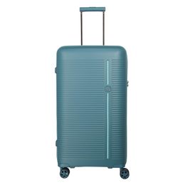 Hartschalen-Trolley Travelite "ROOMER Trunk Reisekoffer Hartschale", Gr. B/H/T: 43cm x 78cm x 35cm 101 l, blau (aqua), Polypropylen, unifarben, Koffer, TSA-Schloss &ndash; robustes Reisegep&auml;ck im Trunk-Design