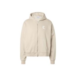 Sweatjacke Karl Kani "Karl Kani OG Full Zip Hoodie", Herren, Gr. M, sand, 65% Baumwolle, 35% Polyester, Sweatjacken Sweatjacke
