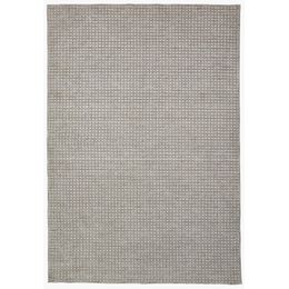 Teppich FLAIR RUGS "SPECKLE WASHABLE", grau, B:140cm H:9mm L:194cm, Oberfl&auml;che: 100% Polyester. R&uuml;ckseite: 38% Jute, 27% Baumwolle, 14% Polyester, 11% Synthetik, 10% sonstige Fasern, Teppiche, Teppich