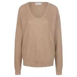Rundhals-Pullover aus Seide und Kaschmir include beige, 48