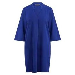 Kleid V-Ausschnitt Peter Hahn blau, 40