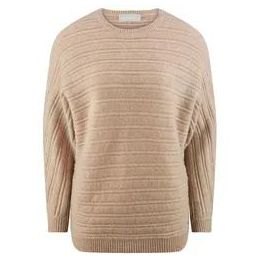 Rundhals-Pullover Kaschmir include beige, 38