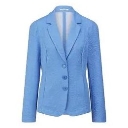 Jersey-Blazer Peter Hahn blau, 36