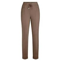 Kn&ouml;chellange Slim Fit-Jersey-Hose Peter Hahn braun, 52