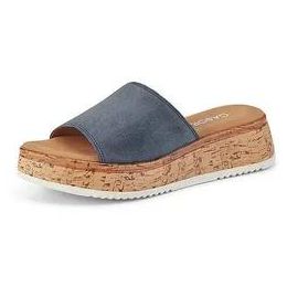Plateau-Pantolette Gabor Comfort blau, 42