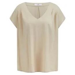 Bluse V-Ausschnitt Emilia Lay beige, 40