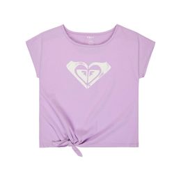 T-Shirt Roxy "Pura Playa", Jungen, Gr. 10(140-148cm), crocus petal, Obermaterial: 100% Walkfrottier;, Shirts T-Shirt