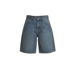 Shorts 2Y STUDIOS "2Y Studios Mayli Worker Shorts", Damen, Gr. 26, Normalgr&ouml;&szlig;en, vintage blau, 100% Baumwolle, unifarben, normal, Hosen Shorts