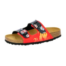 Pantolette Lico "Pantolette Bioline Emergency", M&auml;dchen, Gr. 39, rot, Synthetik, Schuhe Pantolette