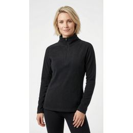 Fleeceshirt Columbia "GLACIAL IV 1/2 ZIP", Damen, Gr. L (42/44), schwarz, Fleece, Obermaterial: 100% Polyester, normal, hoch geschlossener Ausschnitt, Raglan&auml;rmel abgesteppt, Shirts, mit halbem Rei&szlig;verschluss, hoch geschlossener Ausschnitt