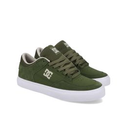 Sneaker DC Shoes "Onyx", Herren, Gr. 10,5 (44), olive, tan, Obermaterial:58, 5% Leder, 32, 7% Synthetik, 8, 8% Microfaser;, Schuhe Sneaker