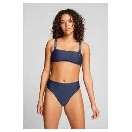 Highwaist-Bikini-Hose Puma "Puma SWIM WOMEN HIGH WAIST BRIEFS", Damen, Gr. M, N-Gr, navy, Obermaterial: 80% Polyamid, 20% Elasthan, Badehosen, mit hohem Beinausschnitt, elastisch