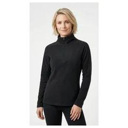 Fleeceshirt Columbia "GLACIAL IV 1/2 ZIP", Damen, Gr. XXL (50/52), schwarz, Fleece, Obermaterial: 100% Polyester, normal, hoch geschlossener Ausschnitt, Raglan&auml;rmel abgesteppt, Shirts, mit halbem Rei&szlig;verschluss, hoch geschlossener Ausschnitt