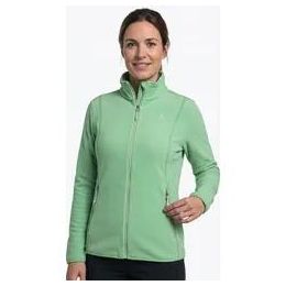Sch&ouml;ffel Fleecejacke SCH&Ouml;FFEL "Fleece Jk Style Ash WMS", Damen, Gr. 40, sprint crisp, Fleece, Obermaterial: 100% Polyester, hoch geschlossener Ausschnitt, eingesetzt eingefasste Kante, Jacken Fleecejacke, sportlicher Stil mit Logostickerei, w&auml;rmendes Material