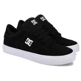 Sneaker DC Shoes "Onyx", Herren, Gr. 9,5(42,5), schwarz, wei&szlig;, Obermaterial:58, 5% Leder, 32, 7% Synthetik, 8, 8% Microfaser;, Schuhe Sneaker
