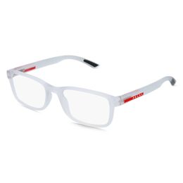 Prada Linea Rossa PS 06RV Brille Herren | Fassung: Vollrand, Quadratisch, Wei&szlig; Transparent