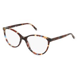 Fielmann LN 002 CL COLETTE Brille Damen | Fassung: Vollrand, Butterfly, Blau Havanna