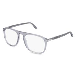 Persol PO3392V Brille Unisex | Fassung: Vollrand, Quadratisch, Grau Transparent