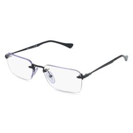 Persol PO1030V LUC Brille Unisex | Fassung: Randlos, Eckig, Schwarz