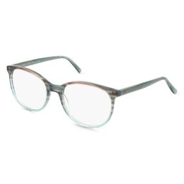 Fielmann LN 003 CL RACHEL Brille Damen | Fassung: Vollrand, Panto, Gr&uuml;n Gestreift