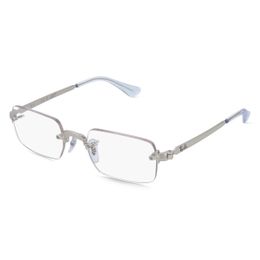 Ray-Ban RX3928V Brille Unisex | Fassung: Randlos, Eckig, Silber