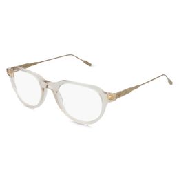 Moncler ME2031 Brille Unisex | Fassung: Vollrand, Oval, Gelb Transparent