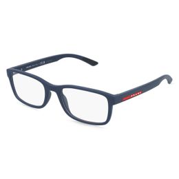 Prada Linea Rossa PS 06RV Brille Herren | Fassung: Vollrand, Quadratisch, Blau Matt