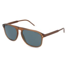 Giorgio Armani AR8212 | Herren-Sonnenbrille | Fassung: Vollrand, Quadratisch, Acetat, Braun Transparent | Glasfarbe: Blau