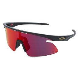Oakley OO9527D RSLV LITE | Unisex-Sonnenbrille | Fassung: Halbrand, Eckig, Kunststoff, Schwarz | Glasfarbe: Grau Verlaufend