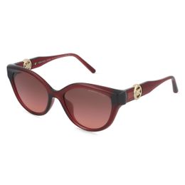 Michael Kors MK2271U NAGOYA | Damen-Sonnenbrille | Fassung: Vollrand, Cat Eye, Kunststoff, Braun Beige | Glasfarbe: Braun Verlaufend