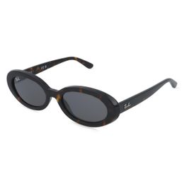 Ray-Ban RB2223 | Damen-Sonnenbrille | Fassung: Vollrand, Oval, Kunststoff, Havanna | Glasfarbe: Grau