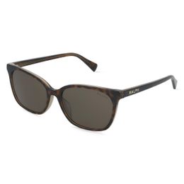 Ralph Lauren RA5348U | Damen-Sonnenbrille | Fassung: Vollrand, Quadratisch, Acetat, Gr&uuml;n Transparent | Glasfarbe: Braun