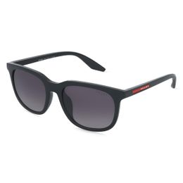 Prada Linea Rossa PS B09SU | Herren-Sonnenbrille | Fassung: Vollrand, Quadratisch, Kunststoff, Schwarz | Glasfarbe: Grau Verlaufend