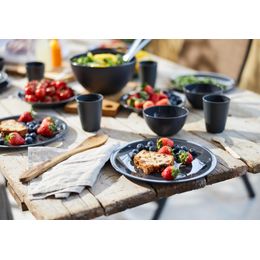 Rotho Caruba Teller flach 26 cm schwarz - Teller