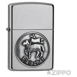 Fleischer Metzger Handwerker Zunftzeichen Original Zippo Sturmfeuerzeug made in USA