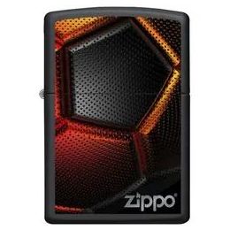 Zippo mit Fu&szlig;ball Motiv in den Farben Schwarz Rot Gold Feuerzeug M&auml;nner Geschenk