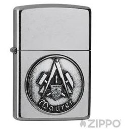 Maurer Handwerker Zunftzeichen Original Zippo Feuerzeug Sturmfeuerzeug made in USA