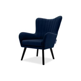 KONSIMO Sessel Gadi blau Ma&szlig;e (cm): B: 76 H: 100 Sessel & Hocker > Sessel nach Material > Stoff Sessel &raquo; Sofa DE