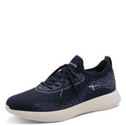 Slip-On Sneaker Tamaris, Damen, Gr. 40, navy, Lederimitat, Textil, unifarben, Schuhe Slip-On Sneaker, Freizeitschuh, Slipper, Halbschuh in veganer Verarbeitung
