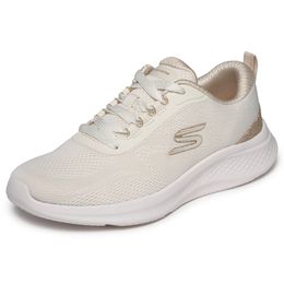 Sneaker Skechers "SKECH-LITE PRO 2.0", Damen, Gr. 35, natur, Textil, Glitzer, Schuhe Sneaker, Schn&uuml;rschuh, Freizeitschuh mit Memory Foam