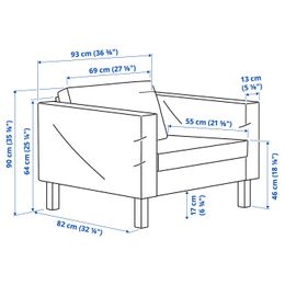 IKEA SALTSJ&Ouml;BADEN Sessel