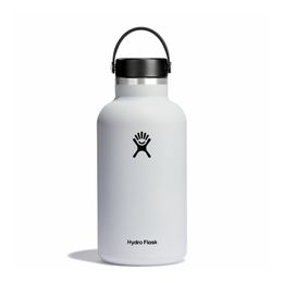 Trinkflasche Hydro Flask "64 OZ Wide Flex Cap", wei&szlig;, H:31,5cm, Edelstahl, Kunststoff, Trinkflaschen, Trinkflasche, TempShield️ doppelwandige Vakuumisolierung