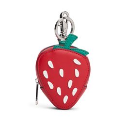 Schl&uuml;sselanh&auml;nger Tommy Jeans "TJW FRUIT COIN PURSE STRAWBERRY", Damen, rot, wei&szlig;, gr&uuml;n, Lederimitat, Schl&uuml;sselanh&auml;nger Schl&uuml;sselanh&auml;nger, Taschen-, Schl&uuml;sselanh&auml;nger, Taschen Charm, Bag Charm in Erdbeerform